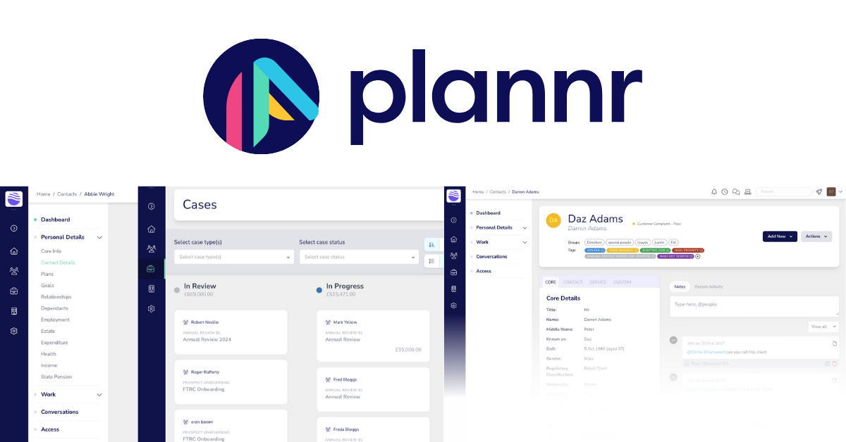 Client Engagement Software: Plannr - Adviser Software