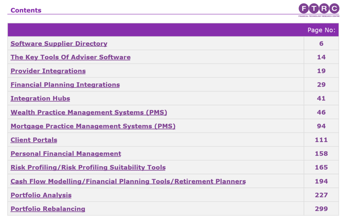 Adviser Software Insights (ASI) Report - Adviser Software