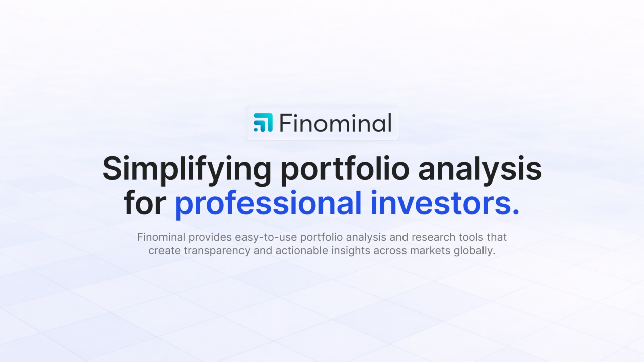 PORTFOLIO ANALYSIS SUPPLIER/SOFTWARE: FE Fundinfo - FE Analytics ...